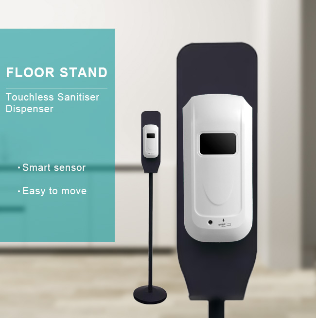 500ML Touchless Free Standing Hand Sanitizer Dispenser Stand